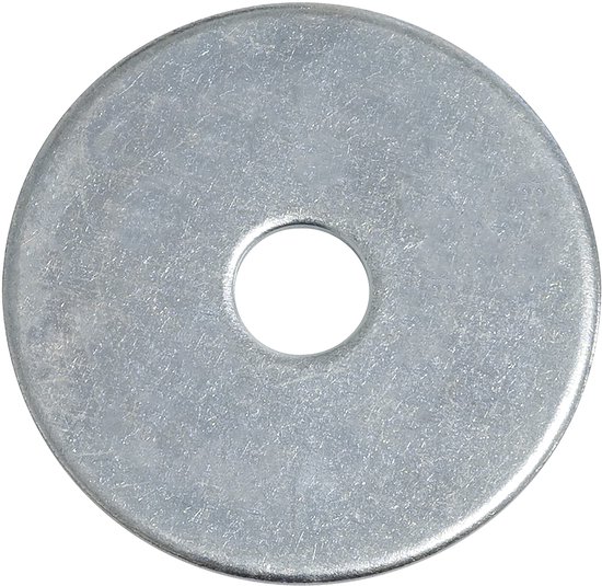 Base-ring M4 - Plat breed - Galvaniseerd staal | bol