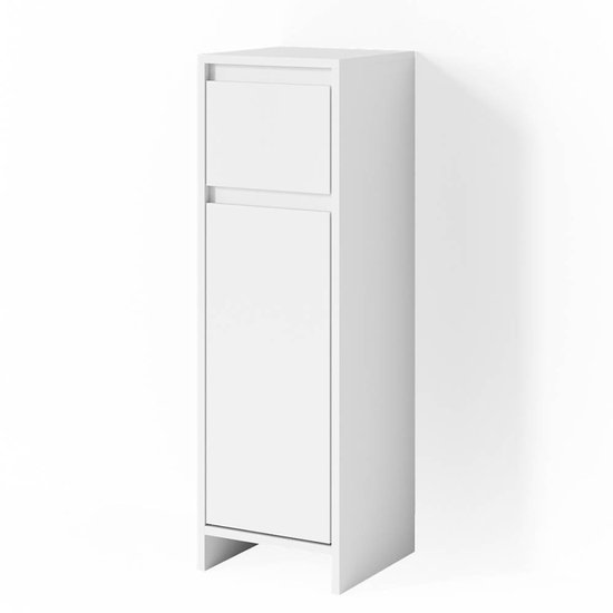 Vicco Emma Halfhoge kast – 30 x 95 cm Wit | bol