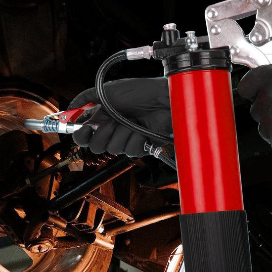 Grease syringe voor lubricatie-nippel - zware as met grease syringe ...