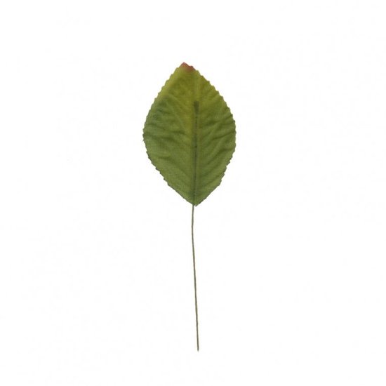 Zijden decoratie Blaadje Groen - 6x4cm / 144 st | bol