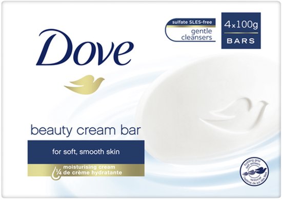 Dove - Zeep - Beauty Cream Bar - Verzachtend en kalmerend - 4 x 100 g ...