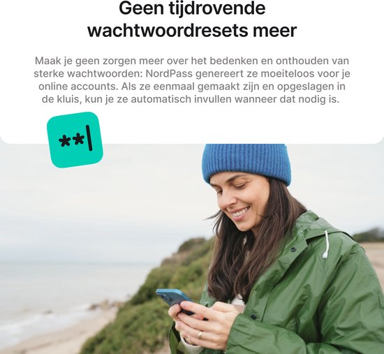 NordVPN NordPass Premium - Password Manager - 6 apparaten - 2-jarig ...