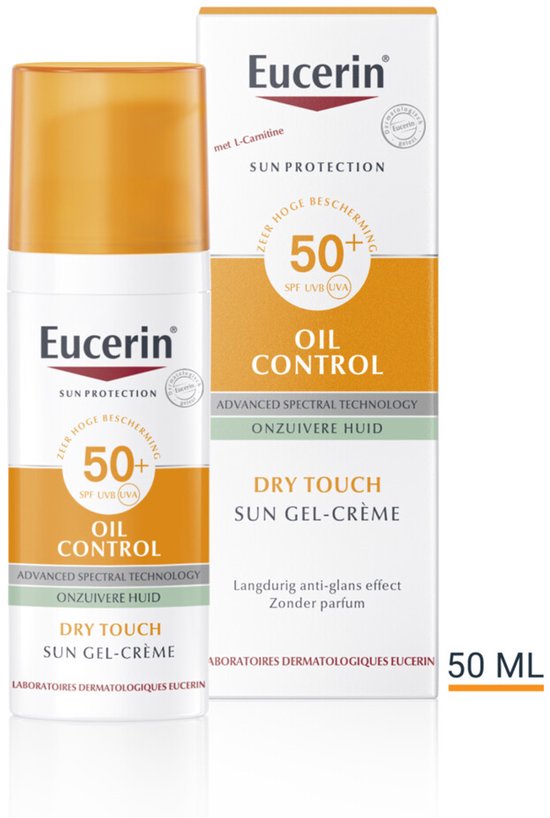 Eucerin Sun Oil Control Gel-Creme SPF 50+ - 2 x 50 ml ...