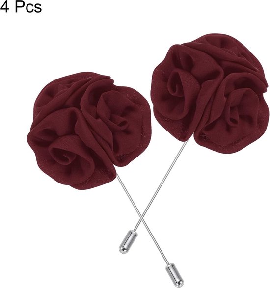 Broches voor boutonniere rozen bruidegom bruiloft jubileum diner feest ...