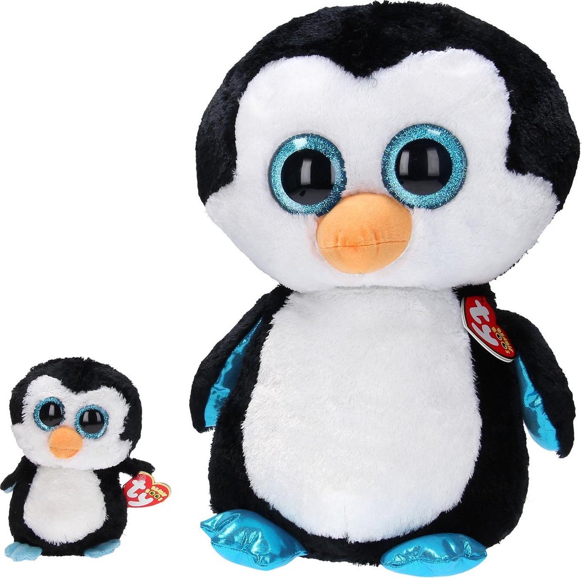 Ty - Knuffel - Beanie Boos - XL Waddles Penguin - 42cm | bol