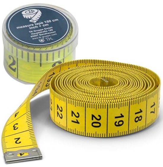Professioneel meetlint 2-in-1 150 cm - Perfect voor snijders ...
