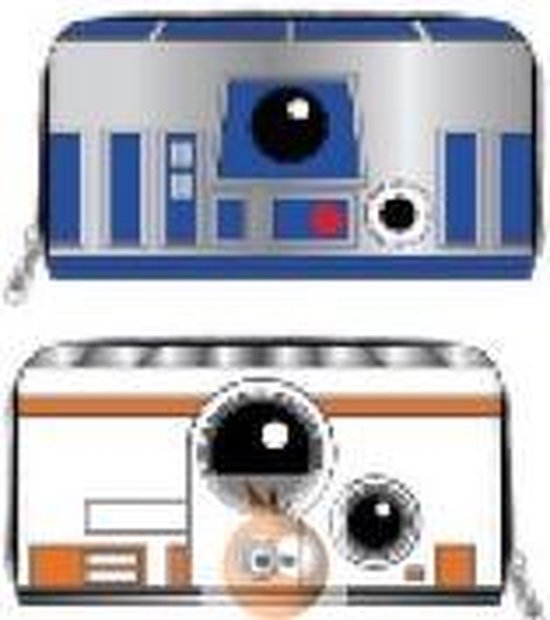 Loungefly R2D2 BB8 2 Sided Big Face Zip Around Wallet (Star Wars) | bol.com