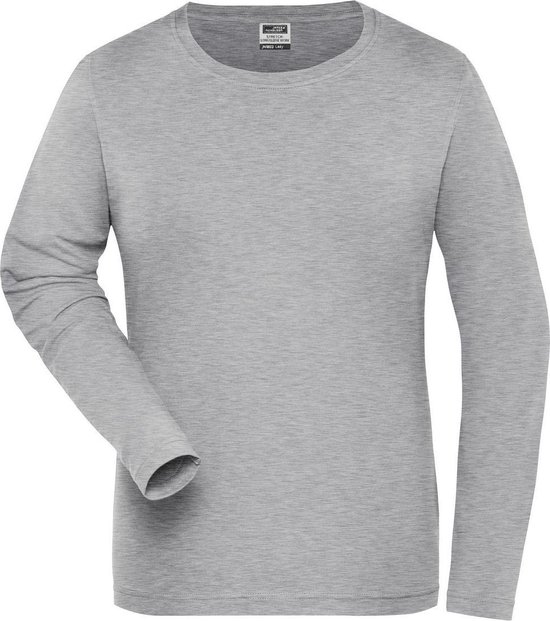 James and Nicholson Dames/dames Organic Cotton Sweater met lange mouwen ...