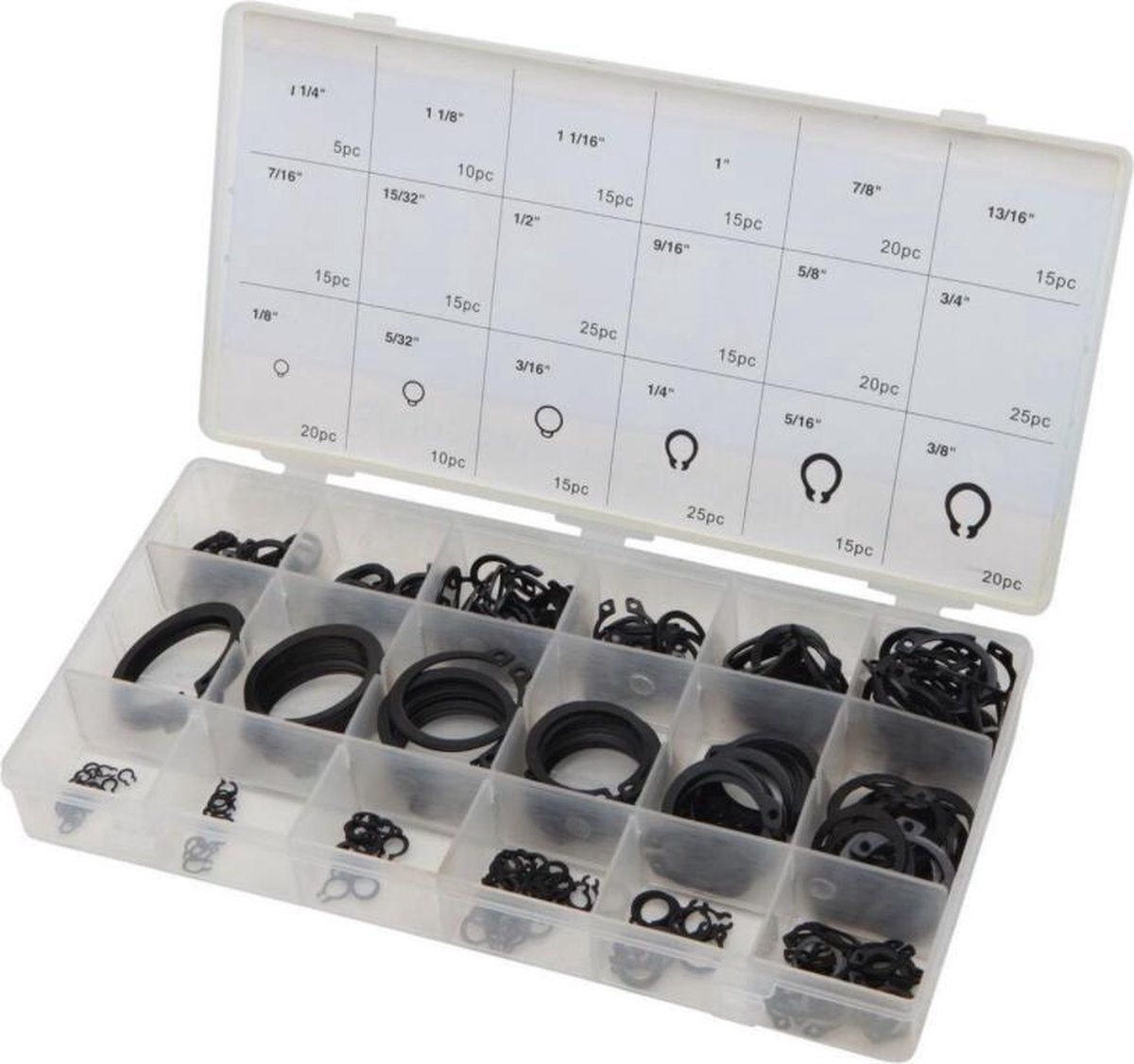 Seegerringen Assortiment - 300 Stuks Seegerringen | bol.com