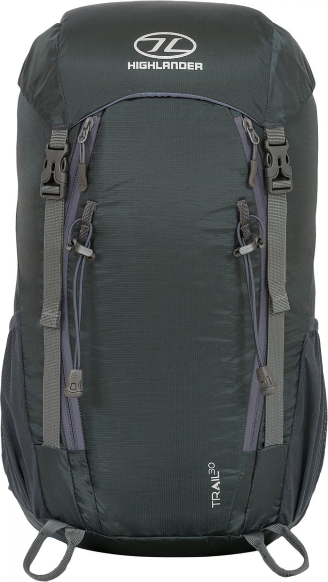 Highlander rugzak Trail 30 liter daypack Slate - Grijs | bol.com