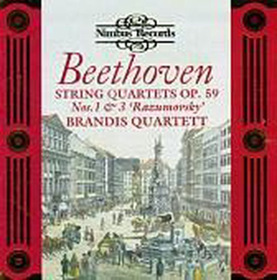 Beethoven: String Quartets, Op. 59, Nos. 1 & 3, Brandis Quartet | CD (album) | Muziek | bol.com