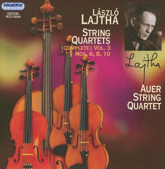László Lajtha: String Quartets, Vol. 3, Auer String Quartet | CD (album) | Muziek | bol
