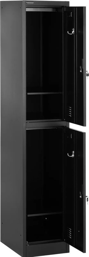 Lockerkast - 2 planken - afsluitbaar - 80 kg | bol