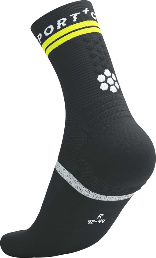 Pro Marathon Socks V2.0 - Black/Safety Yellow/Neon Pink- Hardloopsokken ...