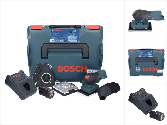 Bosch GSS 12V-13 Professionele accu vlakschuurmachine 12 V + 1x accu 3. ...