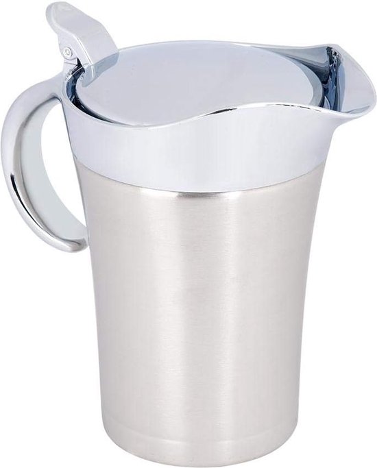 sauspan, 450 ml/750 ml, 304 roestvrij staal, dubbelwandig, geïsoleerd, saucier,... | bol