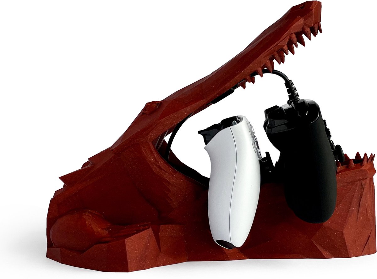 Console Catchers - Controller houder en - oplaadstation - Croc - Rood | bol