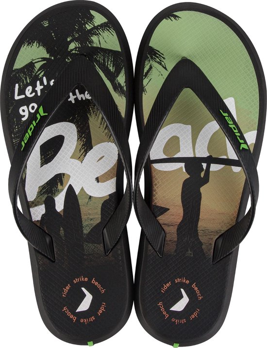 Rider R1 Energy Slippers Heren - Black - Maat 45/46 | bol