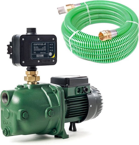 DAB Jet 102 M + DAB Control-D met aanzuigslang 7 meter - Morgen Gratis ...