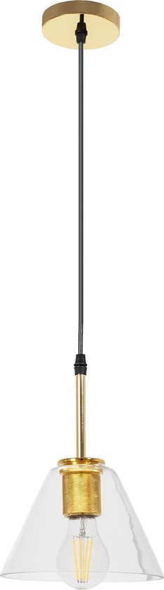 TooLight Gouden Glazen Hanglamp APP1179 - E27 Fitting | bol