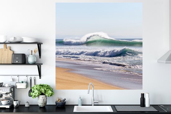 Muurstickers - Sticker Folie - Strand - Golven - Zee - 120x120 cm ...