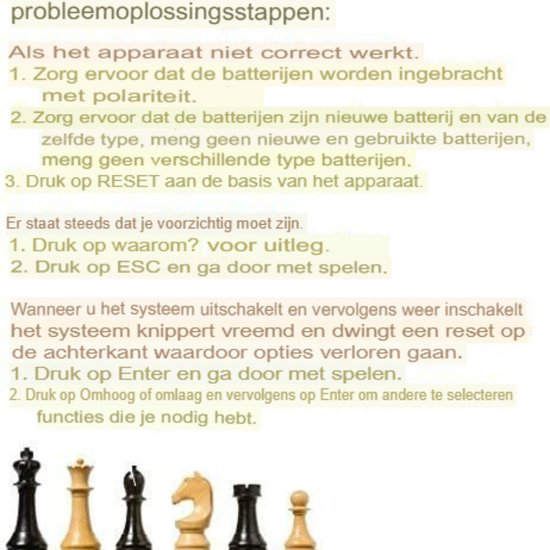 Schaakcomputer - Schaak Computer - Schaakcomputer met Stukken - 8in1 ...