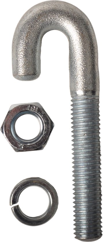 Haak met schroefdraad M14 Verzinkt | bol