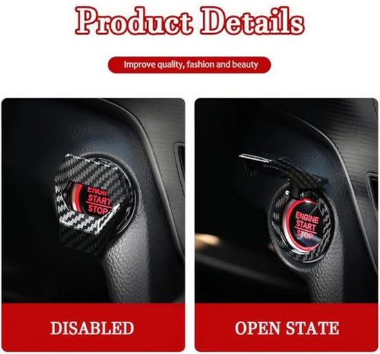 Engine Shut Off Button, Engine Start Button, Car Self Adhesive Motor ...