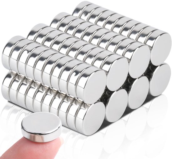 MIN CI 10x3mm Mini Magneten Sterk, 80 Stuks Kleine Magneten Plat ...