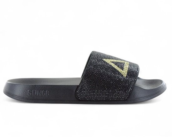 SUN68 Slippers LOGO STRASS - Dames Sandalen Muiltjes Slippers ...