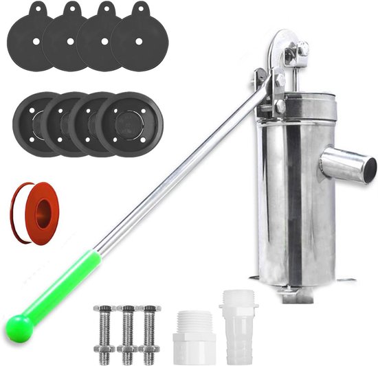 Handmatige Waterpomp - Compacte en Duurzame Tuinpomp van Roestvrij ...