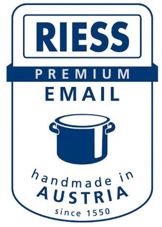 Riess Weitling Ø32cm Emaille Classic Pastelblauw | bol