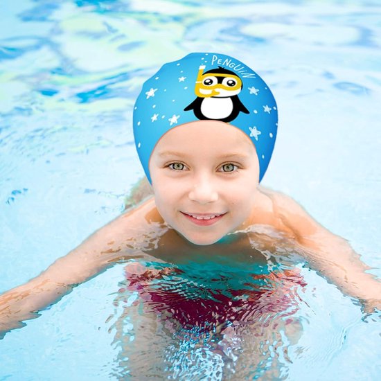 Badmuts voor kinderen - siliconen badmuts voor jongens - meisjes ...