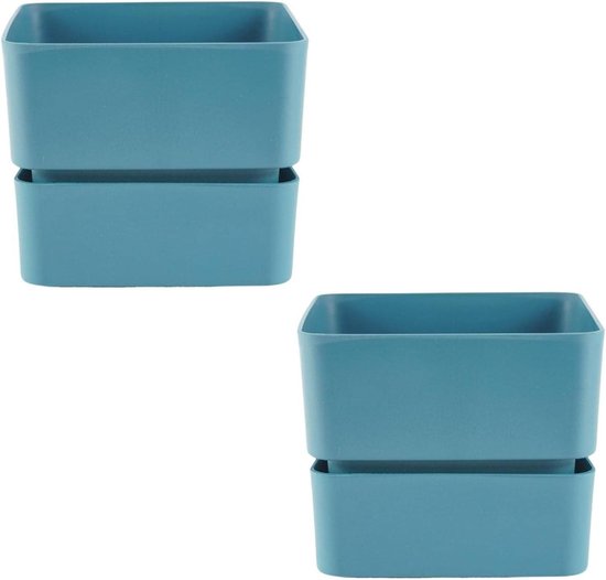 Small Square Plastic Flower Pots Succulent Planters Mini Flower Pots ...