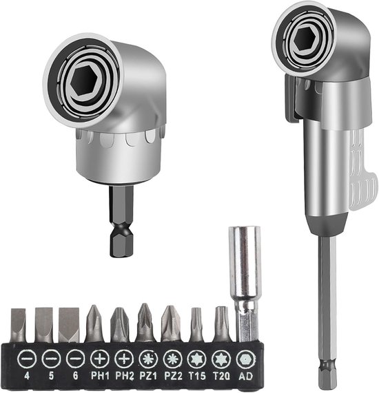 Angle Screw Bit Adapter, 105° Angle Tool, Screw Hub with ...