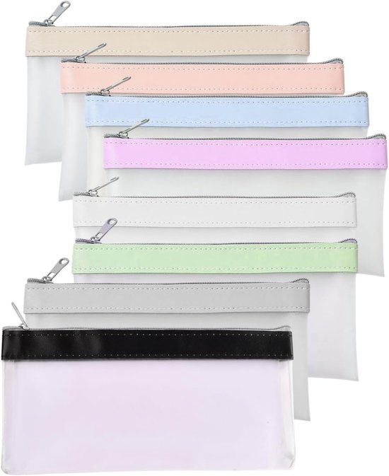 8 Stuks Geldzakken - 8 Kleuren Geldbesparende Portemonnees - Plastic ...