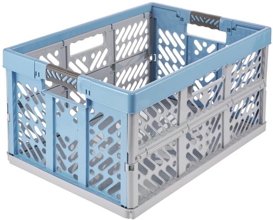 Robuuste klapbox - veilig opbergen - 1 stuk - Eco Sky Blue - kunststof ...