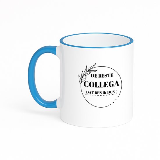 Hacebo® - de beste collega dat ben ik dus koffiebeker met gekleurde ...