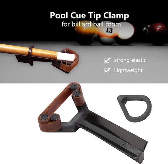 9 Balls Y - Cue Tip Clip Clamp - Fixing Pool Stick Tips - Shaped ...