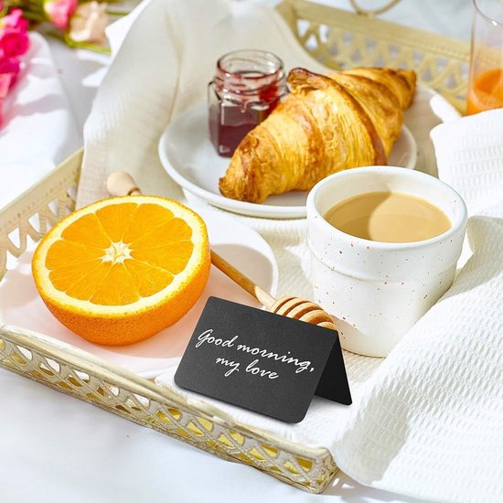 20 slate plates voor schrijven - Prijskaartjes - V-vormige standaard ...