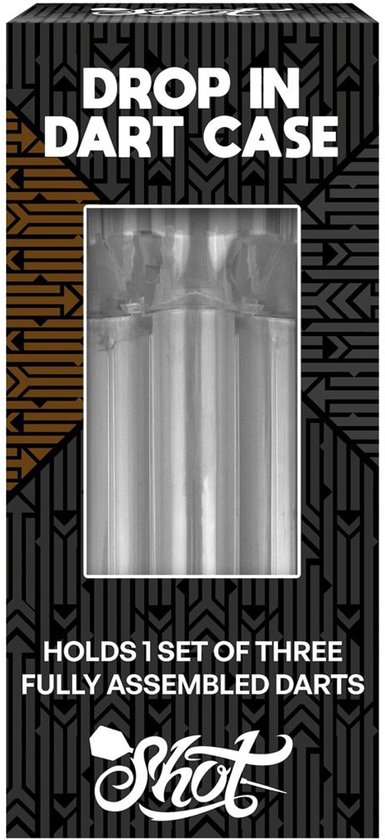 Shot Drop In Dart Case Clear | bol