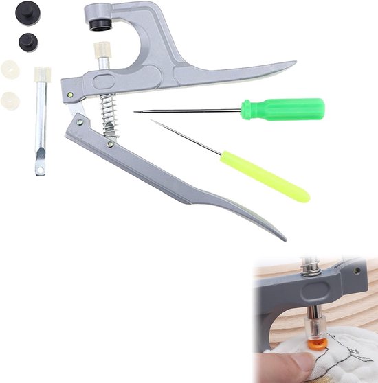 Installatie tang voor drukknopen en kledingknopen - naaigereedschap ...