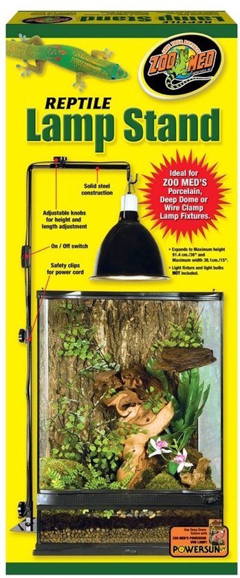 Zoo Med Repti Lamp Stand - Terrarium Lamphouder - Verstelbaar Max 90cm | bol