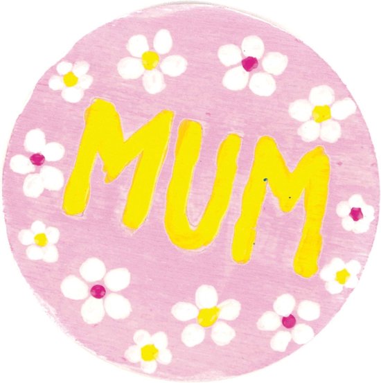 Blanco houten onderzetters - rond - voor kinderen om te beschilderen ...