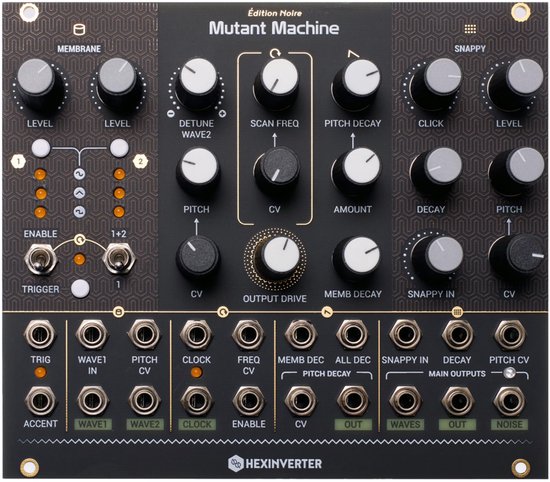 Hexinverter Mutant Machine - Drum modular synthesizer | bol