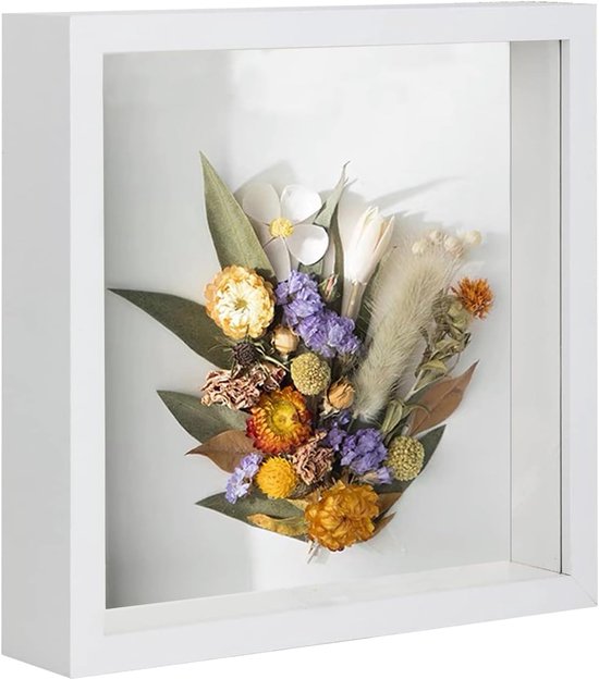 3D Foto Frame - 20 x 20 cm - 3D Object Foto Frame voor Bloemen ...