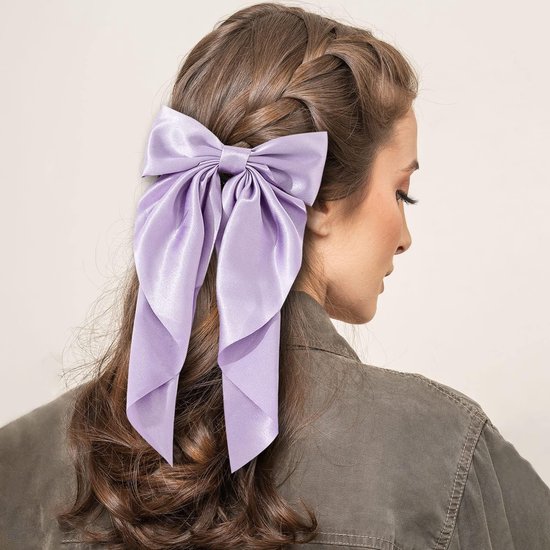 Inovra Plus - Haaraccessoires voor dames en meisjes - Grote paarse ...