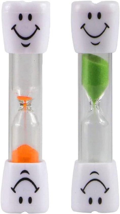 JGS Premium - Smiley Tandenborstel Timer met Kleurrijk Zand voor Keuken ...