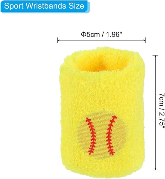 Allecto Premium - Kleurrijke Sport Polsbandjes - Voetbal Honkbal ...