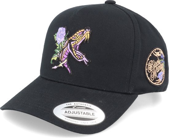 Hatstore- Black Mamba A-frame Black Adjustable - Iconic Cap | bol